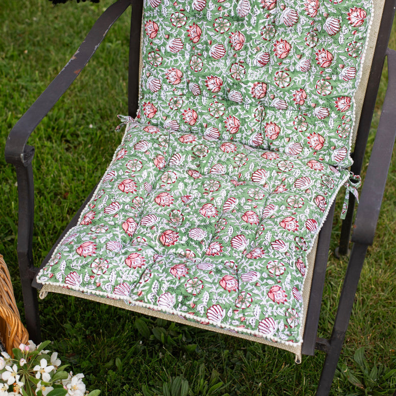 SAIRA Blockprint Seat Pad – FARO